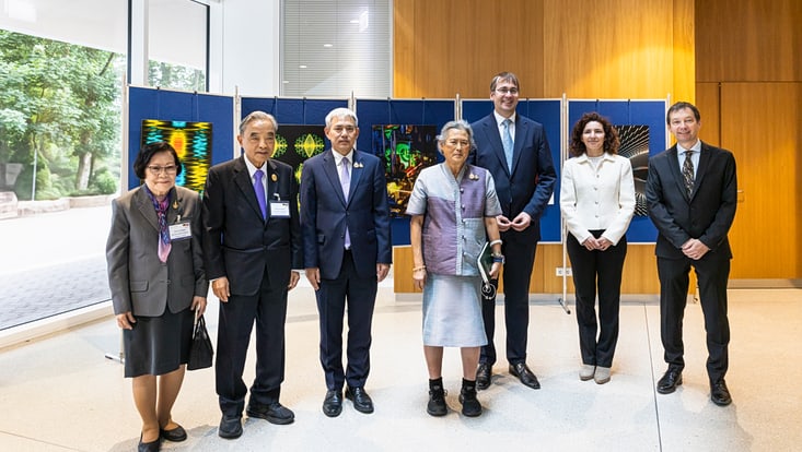 Royaler Besuch am Exzellenzcluster CUI : CUI: Advanced Imaging of ...